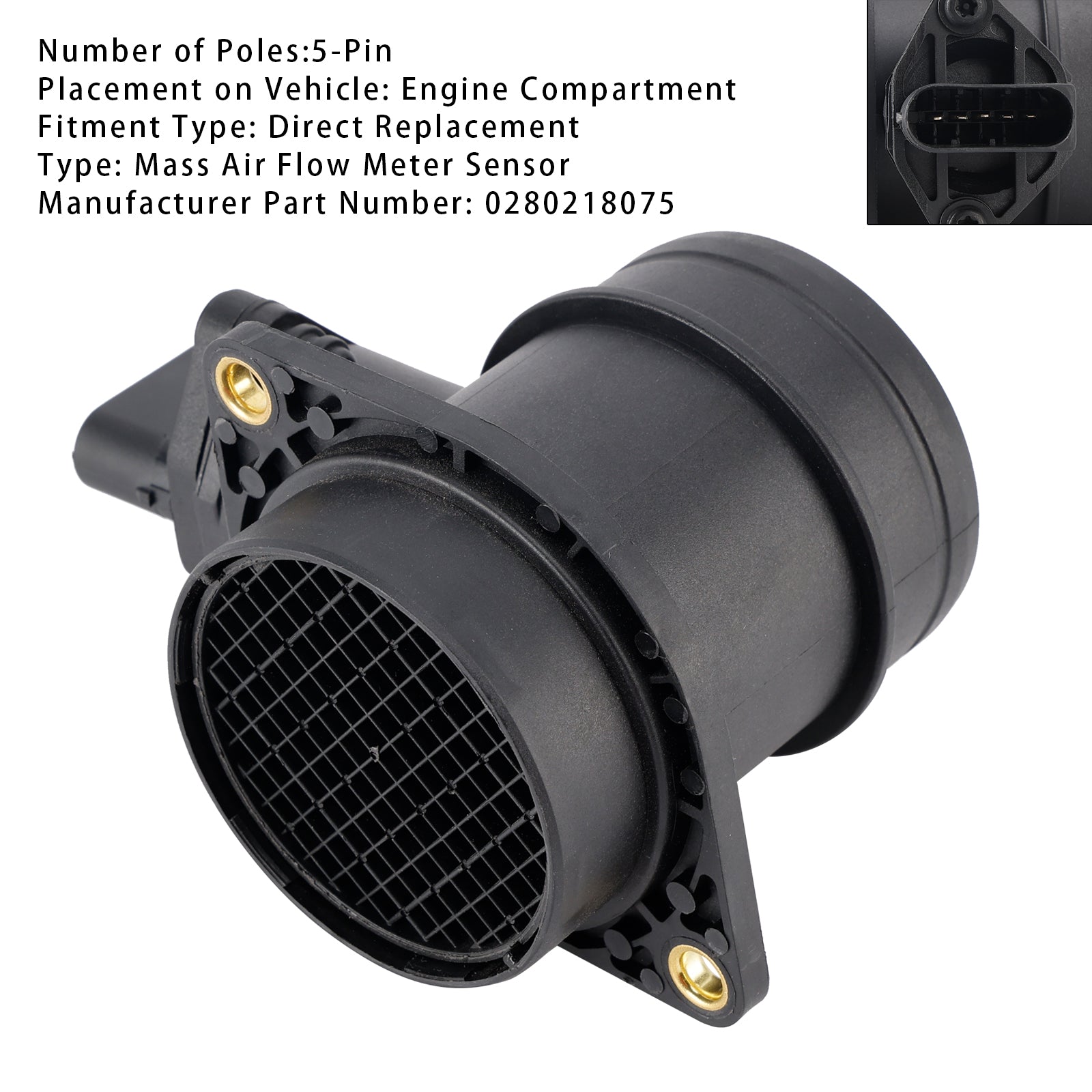 Mass Air Flow Meter Sensor For BMW E46 316i E81 E87 116i E90 E92 316i